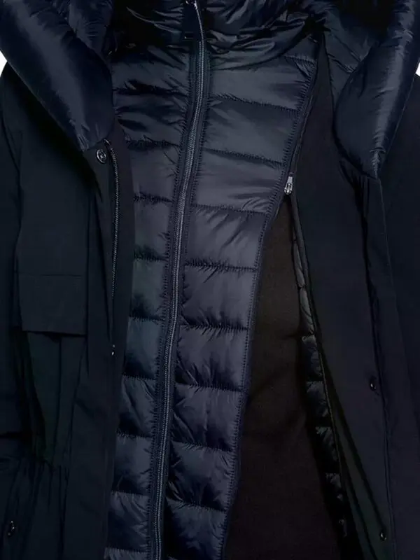 BETTY BARCLAY Hooded Quilted Coat