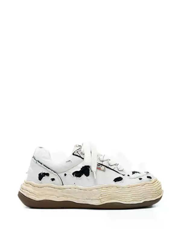 Mihara Yasuhiro Oliver Ripped Canvas Sneakers