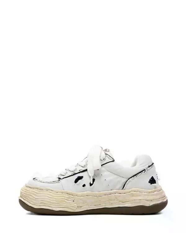 Mihara Yasuhiro Oliver Ripped Canvas Sneakers