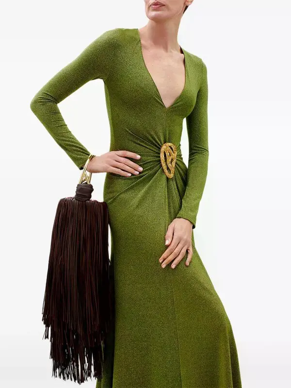 Silvia Tcherassi Melany Embellished Maxi Dress