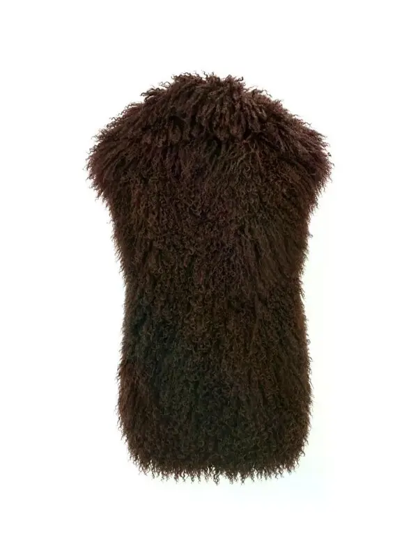 YVES SALOMON Sleeveless Shearling Gilet