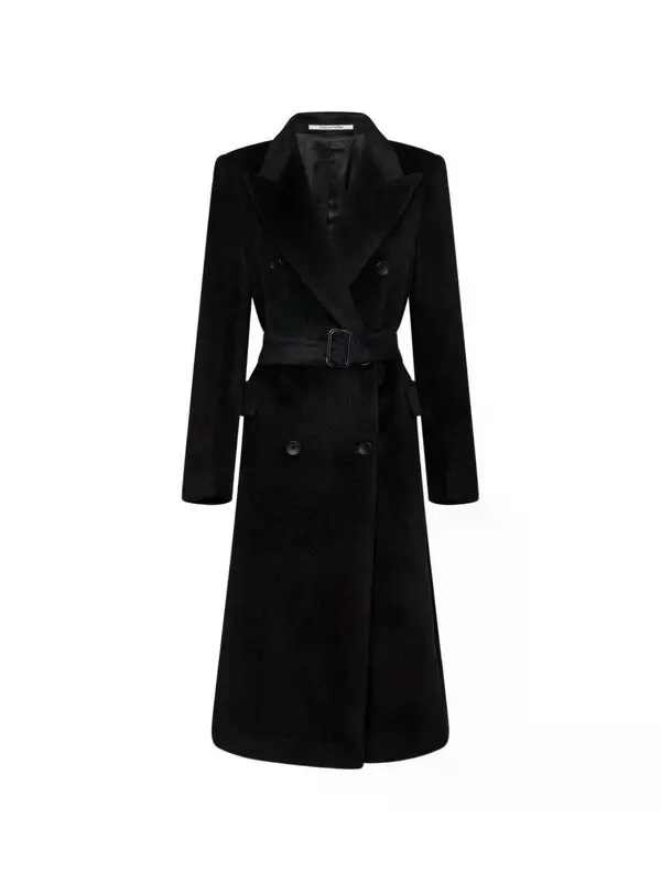 Tagliatore Double-breasted Belted Coat