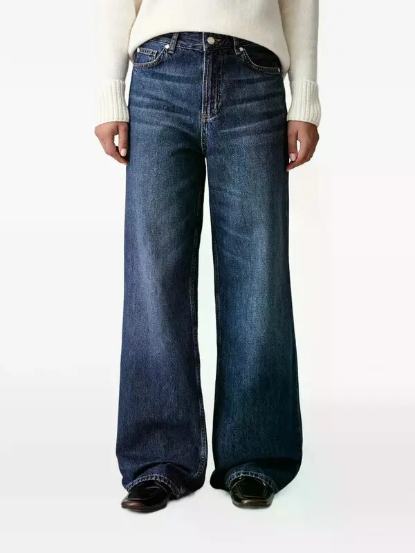JOOP! Wide-leg Washed Jeans - Blue