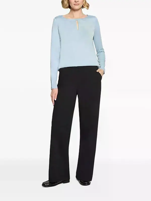 BETTY BARCLAY Keyhole-detail Long-sleeve Blouse