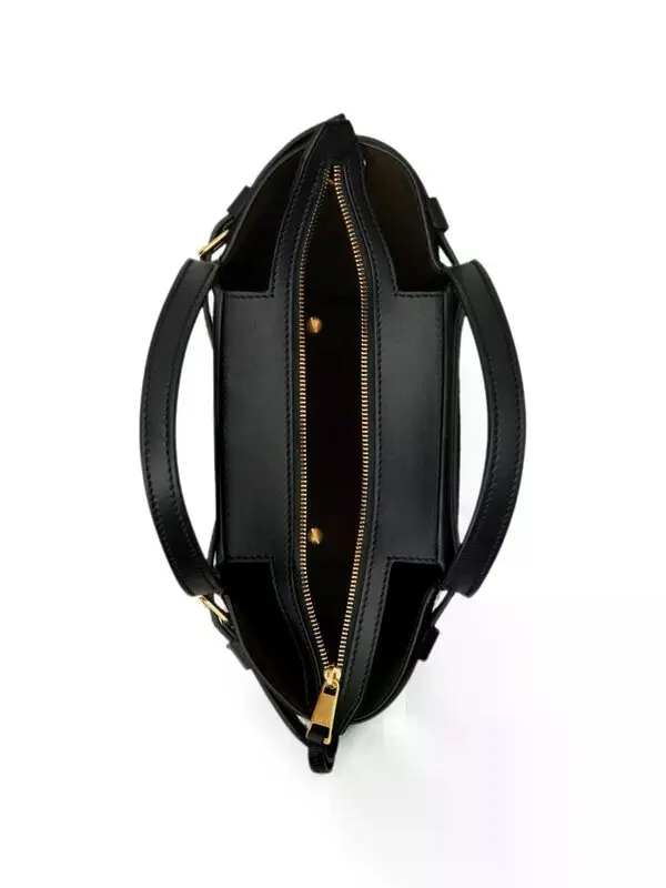 TOD'S T Timeless Leather-trim Tote Bag