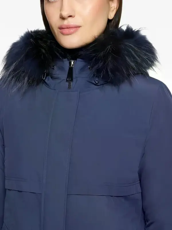 BETTY BARCLAY Fur-trim Hooded Coat