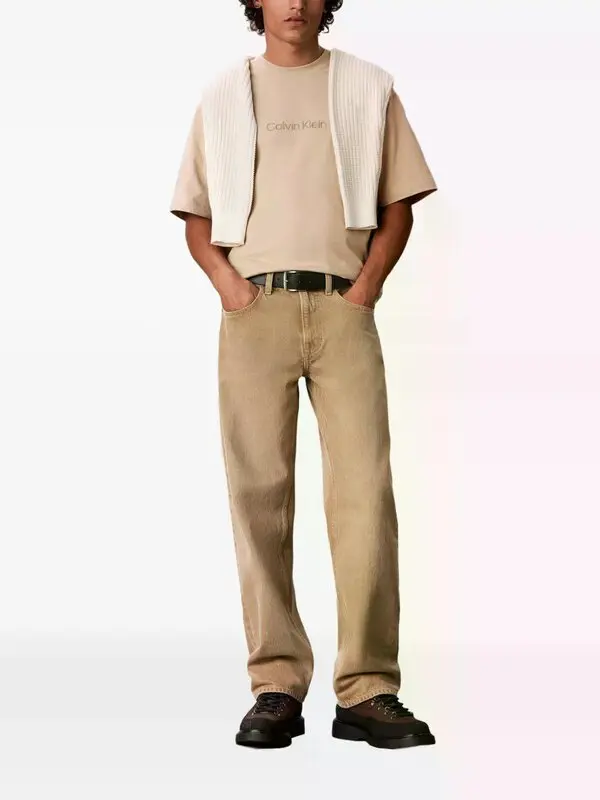 Calvin Klein Logo-embroidered T-shirt