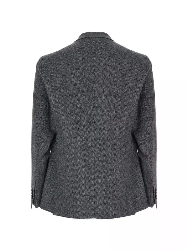 Tagliatore Double-breasted Herringbone Blazer