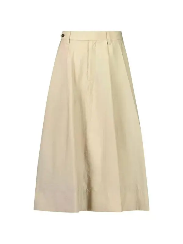Brunello Cucinelli Pleated A-line Midi Skirt