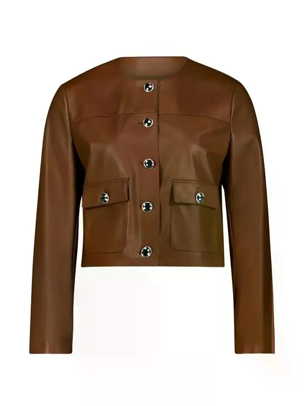BETTY BARCLAY Button-up Collarless Jacket