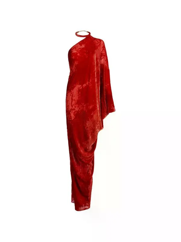 Silvia Tcherassi Erica One-shoulder Maxi Dress