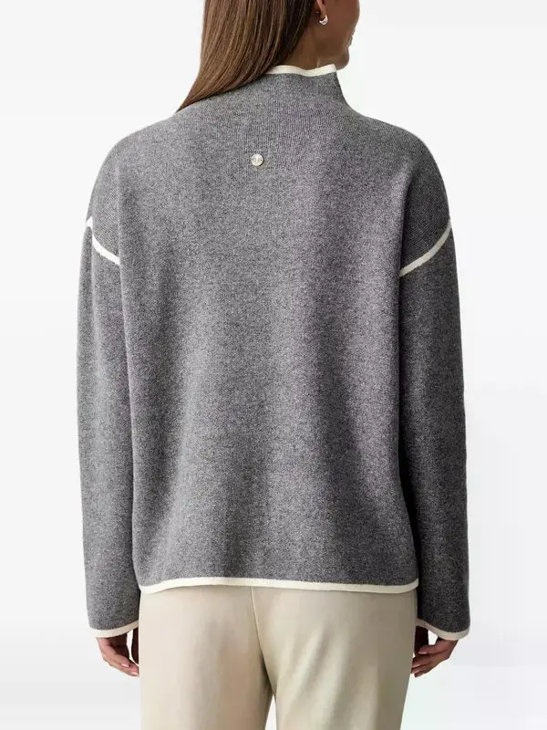 JOOP! Contrast-trim High-neck Sweater