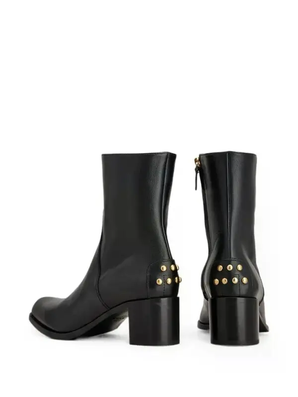 TOD'S Gommini Stud Ankle Boots - Black