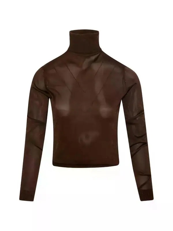 FRACOMINA Lurex Roll-neck Sweater