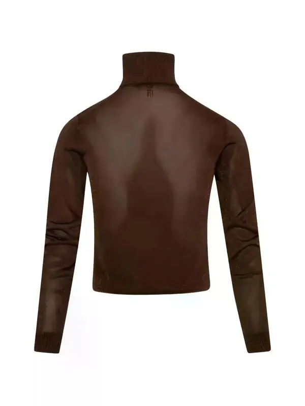 FRACOMINA Lurex Roll-neck Sweater