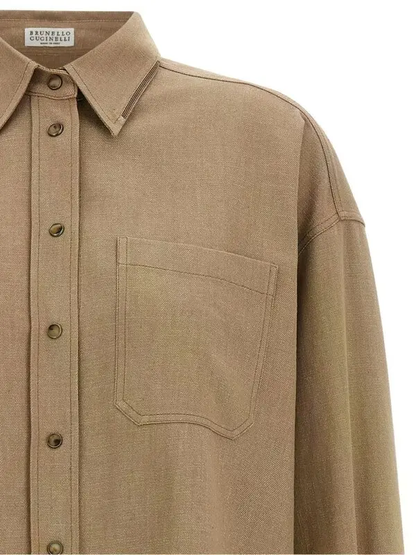 Brunello Cucinelli Monile-embellished Shirt
