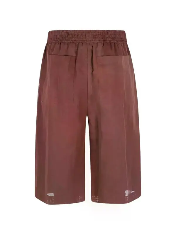 Brunello Cucinelli Elasticated-waistband Wide-leg Short