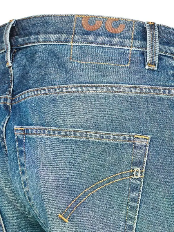 DONDUP Faded Straight-leg Jeans