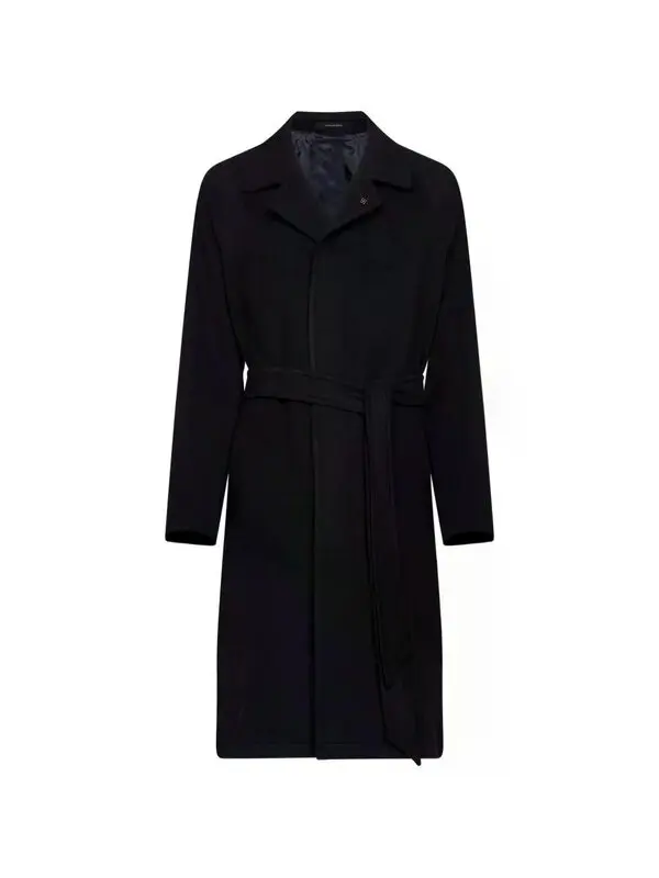 Tagliatore Belted Single-breasted Coat
