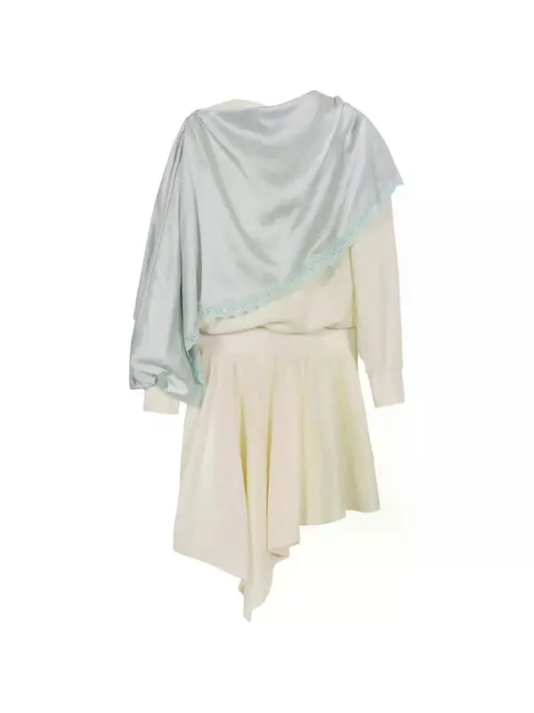Sandy Liang Tulsa Asymmetric Mini Dress