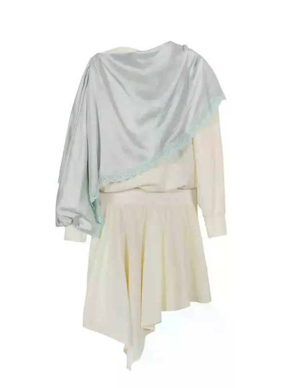 Sandy Liang Tulsa Asymmetric Mini Dress