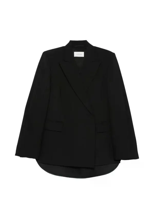 Sportmax Double-breasted Blazer - Black