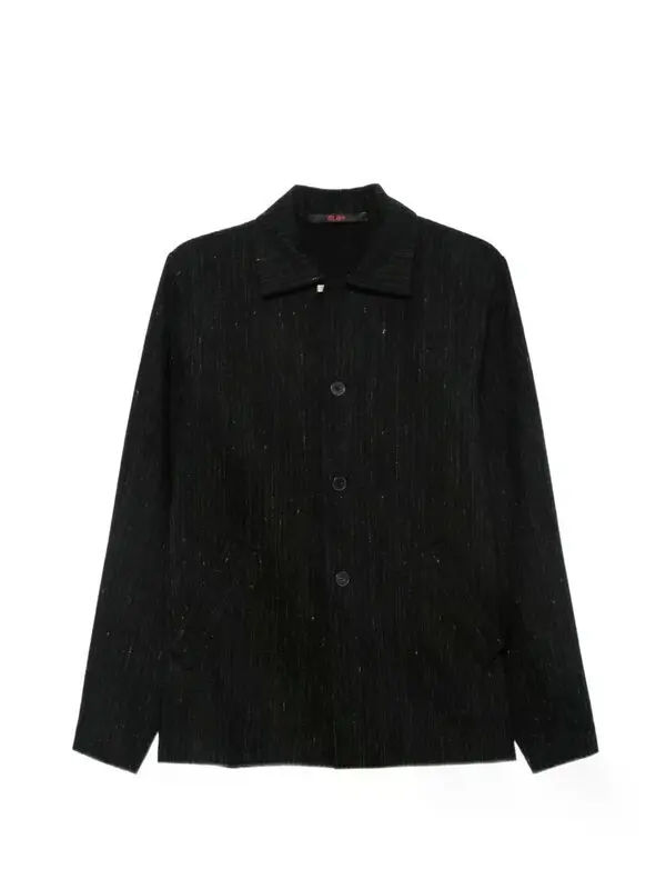 MA+ Pinstripe-pattern Button-up Jacket