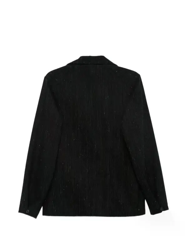 MA+ Pinstripe-pattern Button-up Jacket