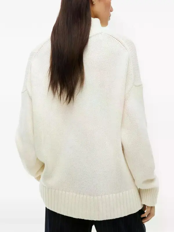 Tommy Hilfiger Heritage Logo-embroidered Mock-neck Sweater