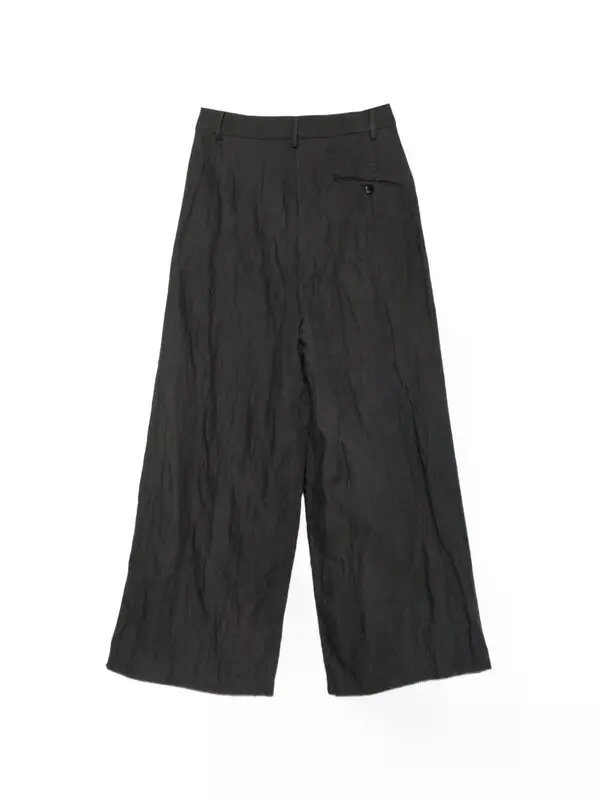 Masnada Crinkled Wide-leg Trousers
