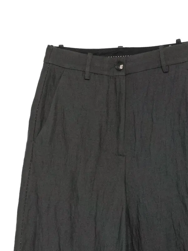 Masnada Crinkled Wide-leg Trousers