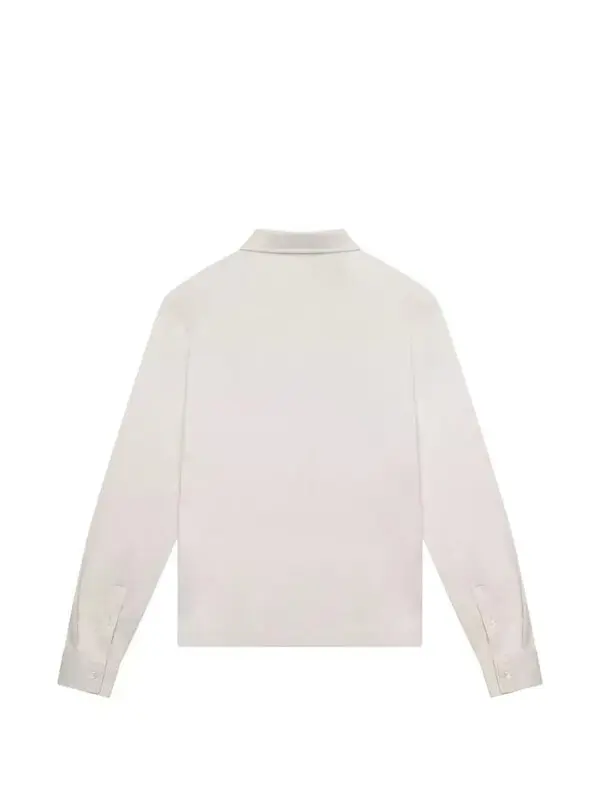 VALENZA Zip-collar Long-sleeve Polo Shirt