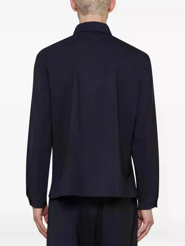 LANEUS Boxy-fit Pocket-detail Shirt