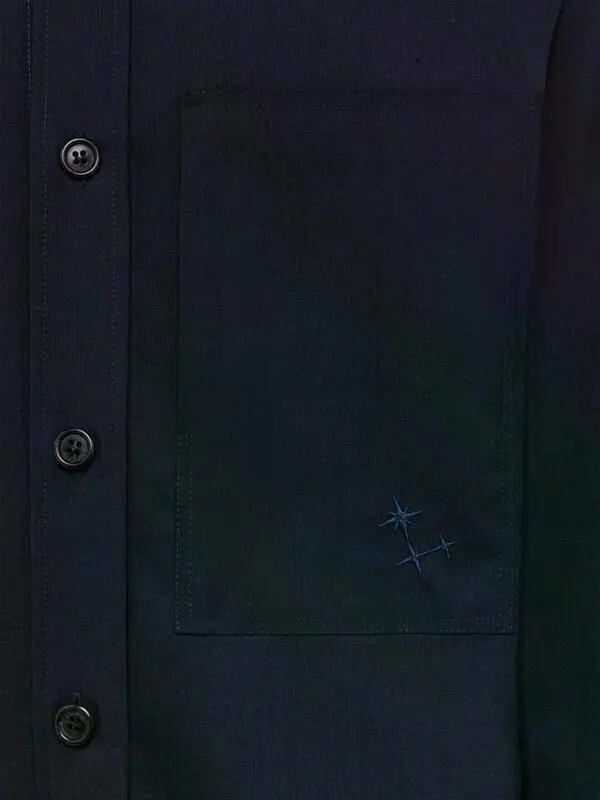 LANEUS Boxy-fit Pocket-detail Shirt