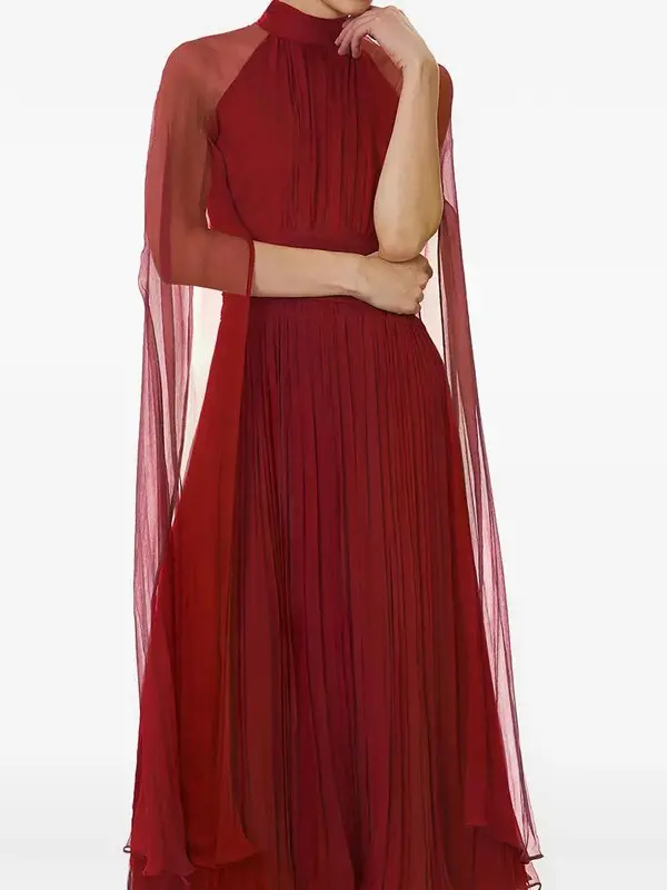 FRAMBOISE Belona Silk Midi Dress