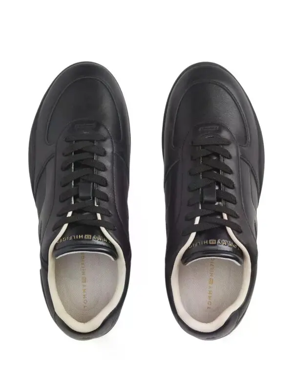 Tommy Hilfiger Logo-print Leather Sneakers