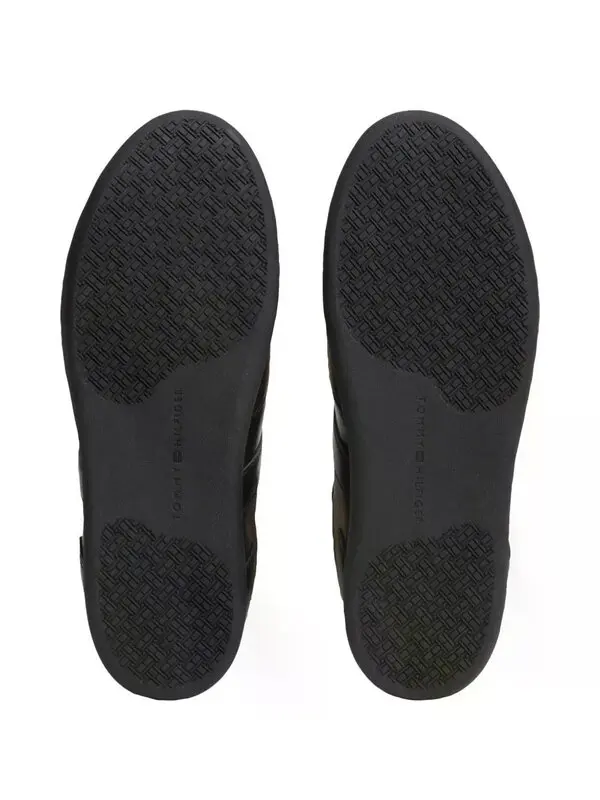 Tommy Hilfiger Logo-print Leather Sneakers