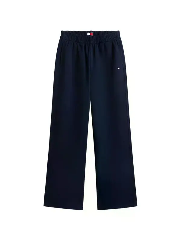 Tommy Hilfiger Logo-embroidered Wide-leg Track Pants