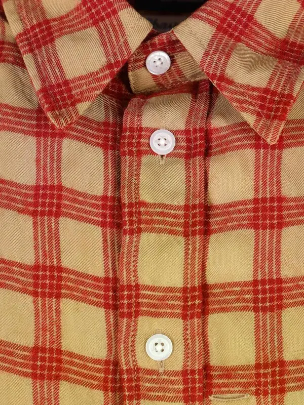 WILLY CHAVARRIA Veterano Check Flannel Shirt