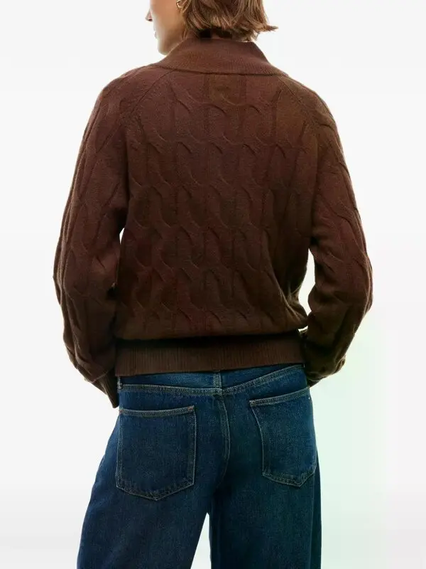 Tommy Hilfiger Cable-knit Button-up Sweater