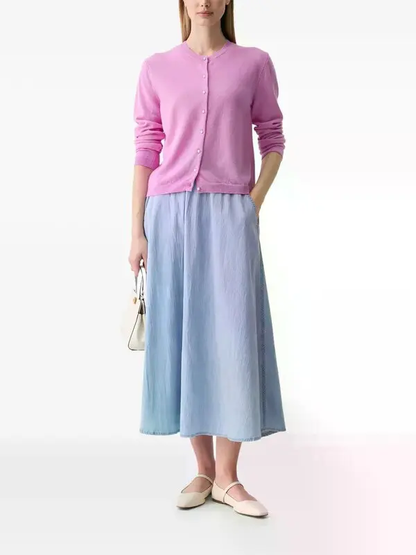 BENETTON Faux-pearl Button Cardigan
