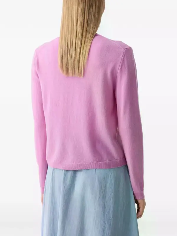 BENETTON Faux-pearl Button Cardigan