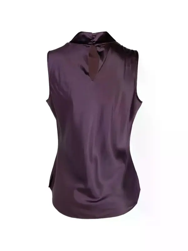 Veronica Beard Tam Cowl-neck Top - Purple