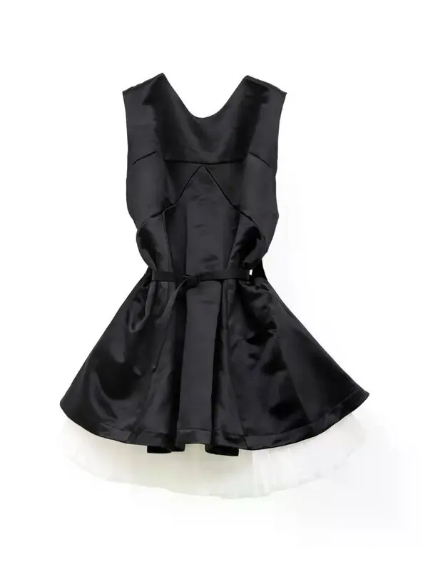 Vaquera Tulle-layered Belted Mini Dress
