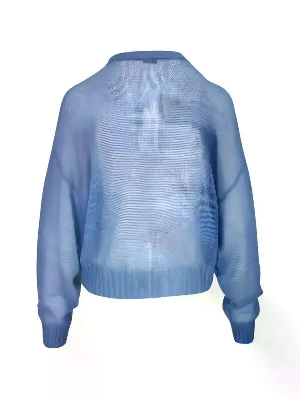 Brunello Cucinelli Sheer Fine-knit Sweater