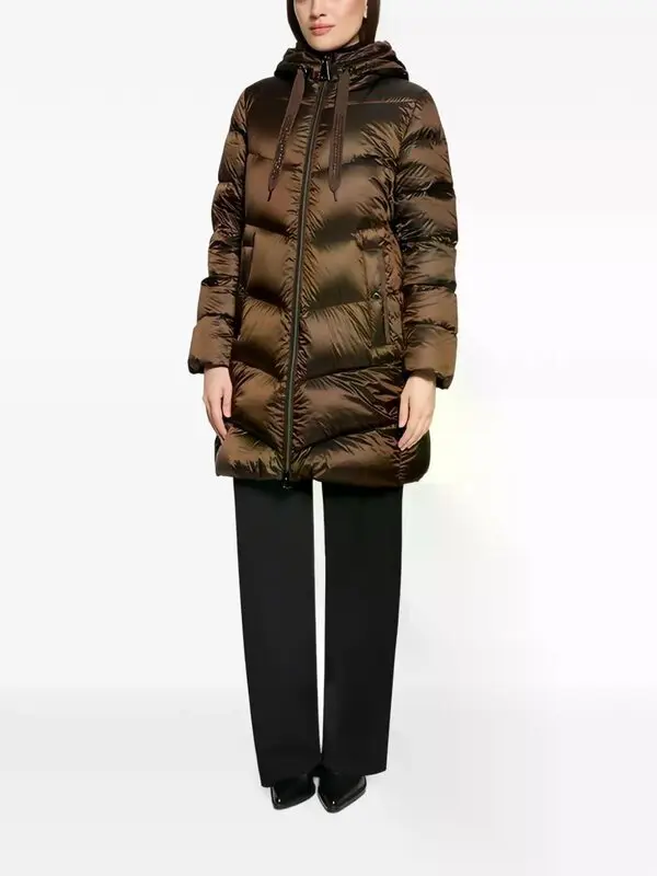 BETTY BARCLAY Fur-trim Hooded Coat