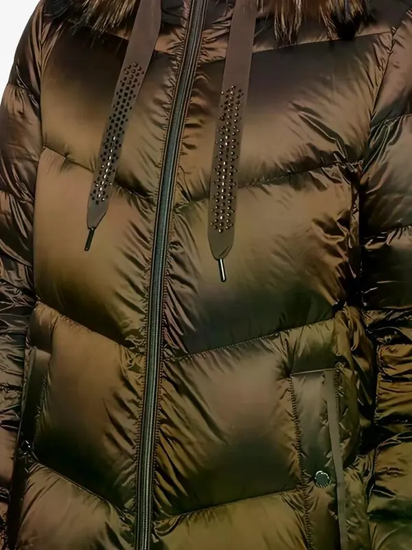 BETTY BARCLAY Fur-trim Hooded Coat