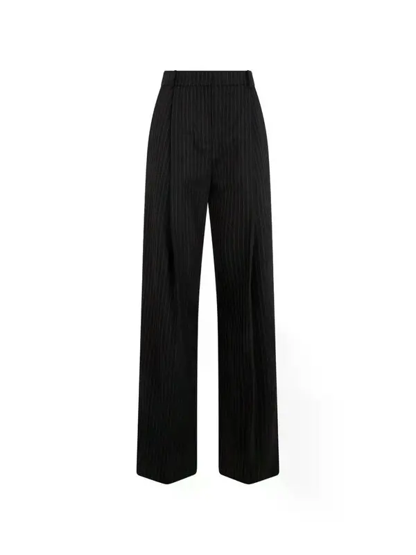 Elisabetta Franchi Pinstripe Wide-leg Trousers