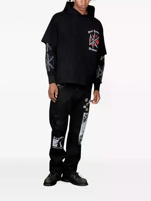 PLEASURES Kennedys Layered Hoodie
