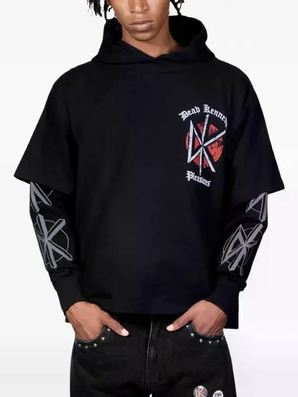 PLEASURES Kennedys Layered Hoodie